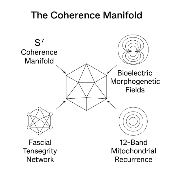The Coherence Manifold: S⁷ Triality, 12-Band Recurrence, and the Continuity of Form, Function ...